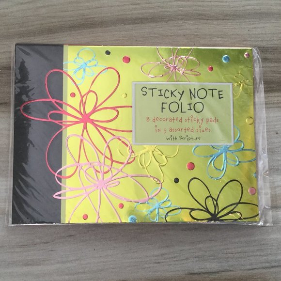 Office | New Sticky Note Folio With Scripture | Poshmark